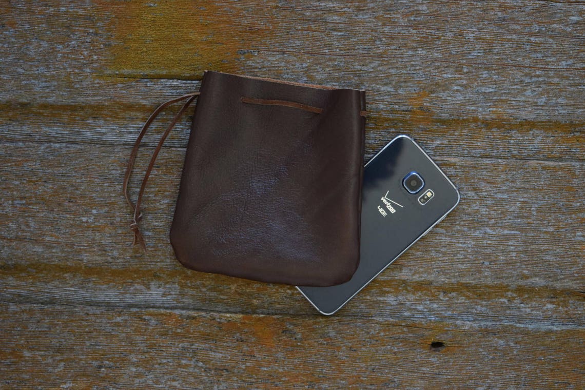 Digital Download: Leather Drawstring Pouch PATTERN - Etsy