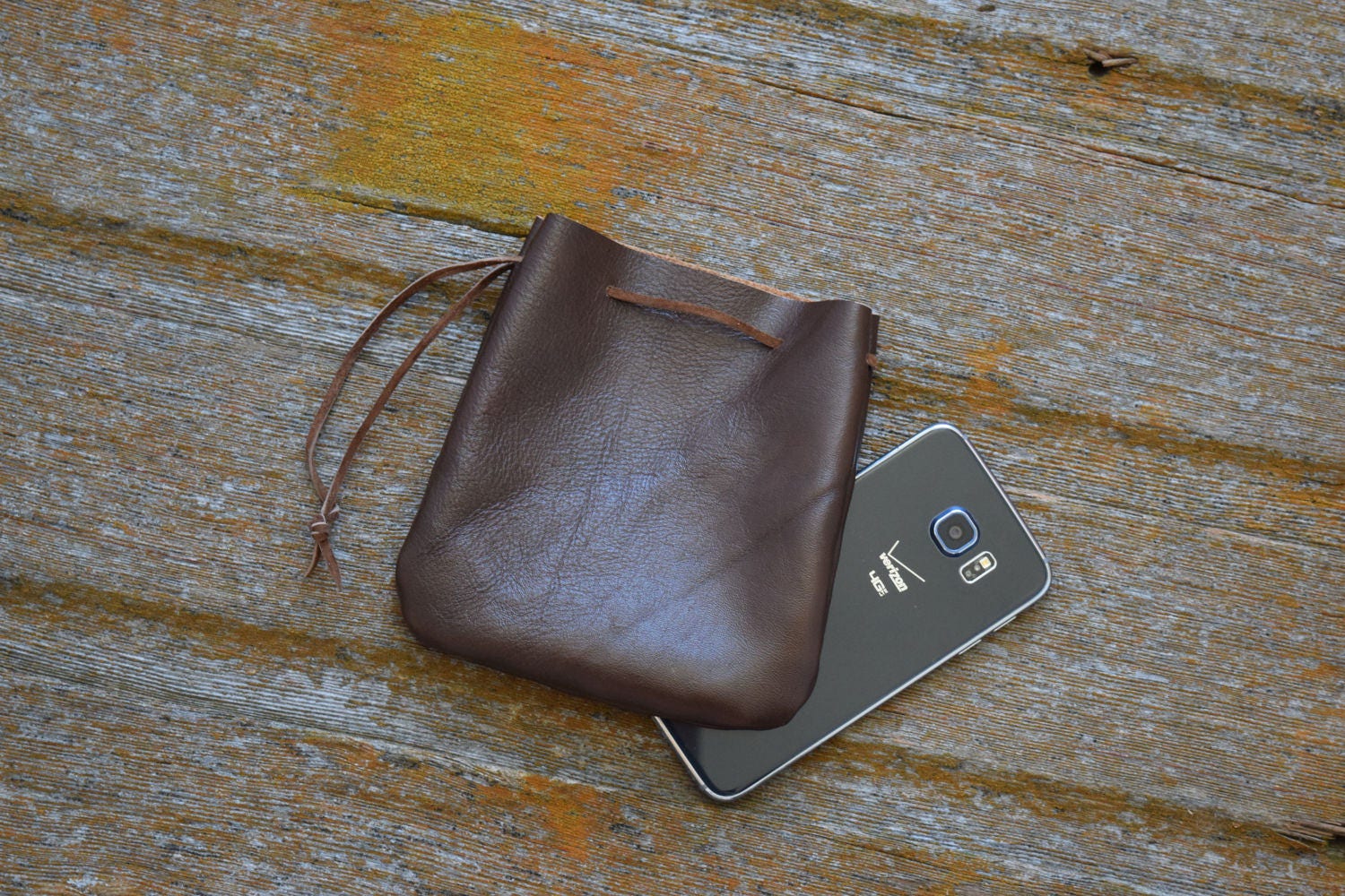 Digital Download: Leather Drawstring Pouch PATTERN | Etsy