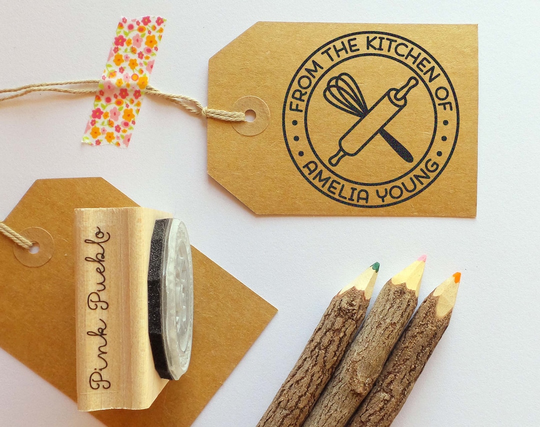 Personalized Baking and Cooking Rubber Stamp | From the Kitchen of ...