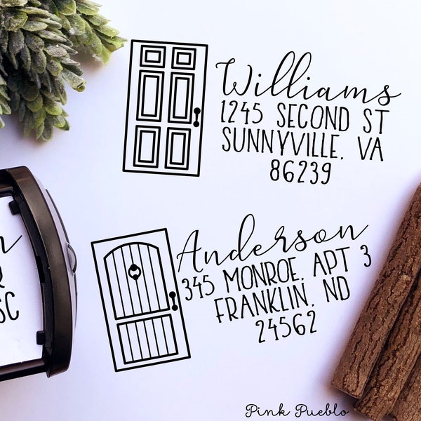 Self Inking Address Stamp - Etsy