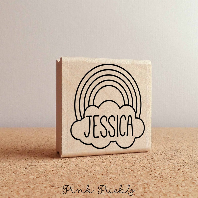 Kids Personalized Rubber Stamps - Etsy