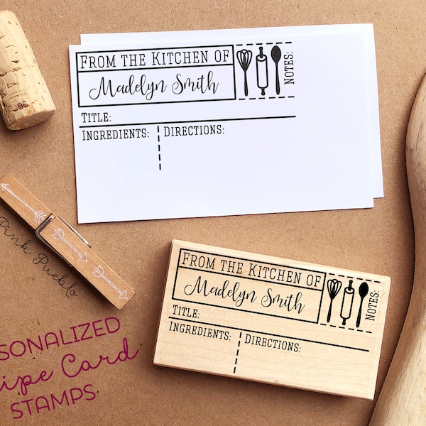 Diy Recipe Cards - Etsy