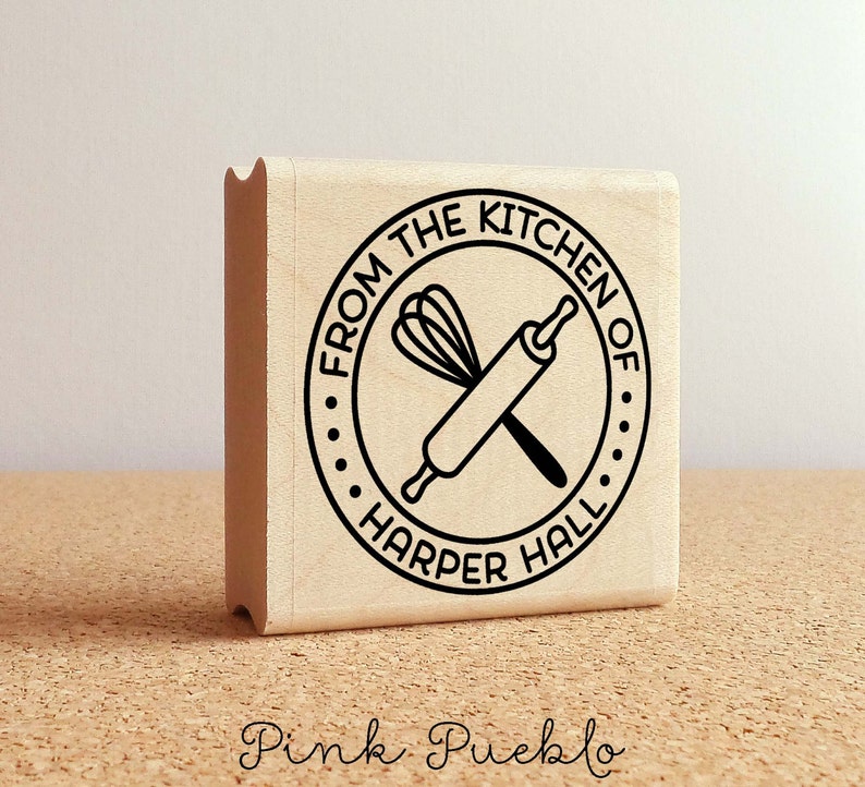 Personalized Baking and Cooking Rubber Stamp | From the Kitchen of ...