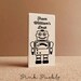 Robot Personalized Custom Rubber Stamp, From the Desk Of - Etsy