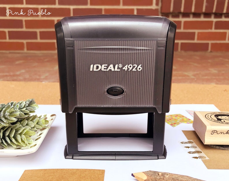 Personalized Self Inking Address Stamp with Front Door Return | Etsy