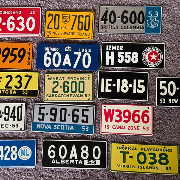 Old License Plates - Etsy