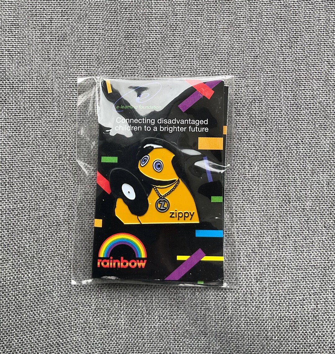 Rainbow TV Show Zippy Official Enamel Pin Badge - Etsy