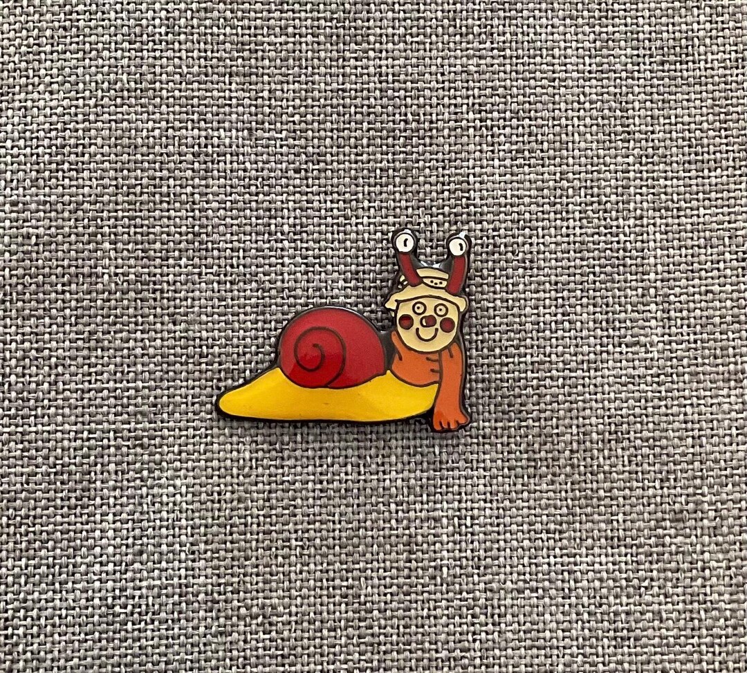 The Magic Roundabout Brian the Snail Enamel Pin Badge Brooch - Etsy