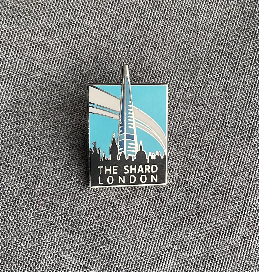 The Shard London British UK Enamel Pin Badge - Etsy