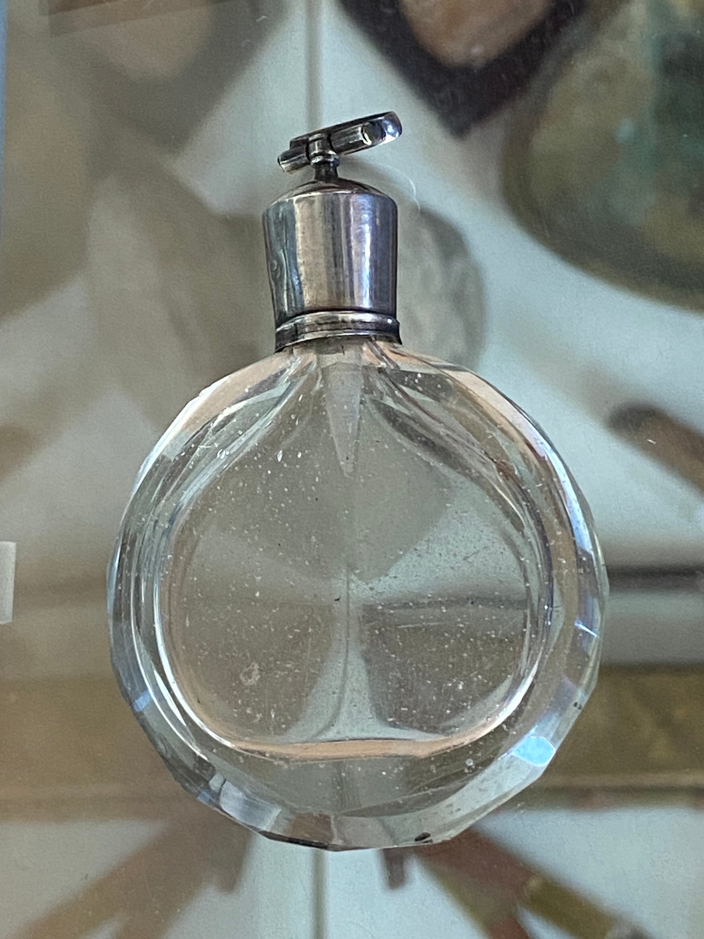 Antique Rare French Scent Bottle, Rock Crystal and Silver, 19th Century ...