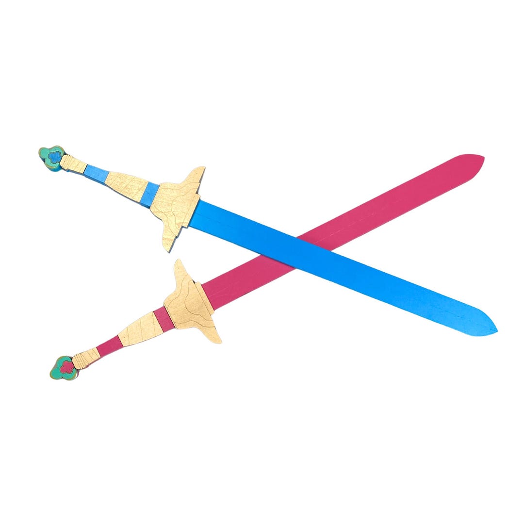 31" Rumi's Sword Fan Inspired Sword From the Anime Demon Hunter Cosplay ...