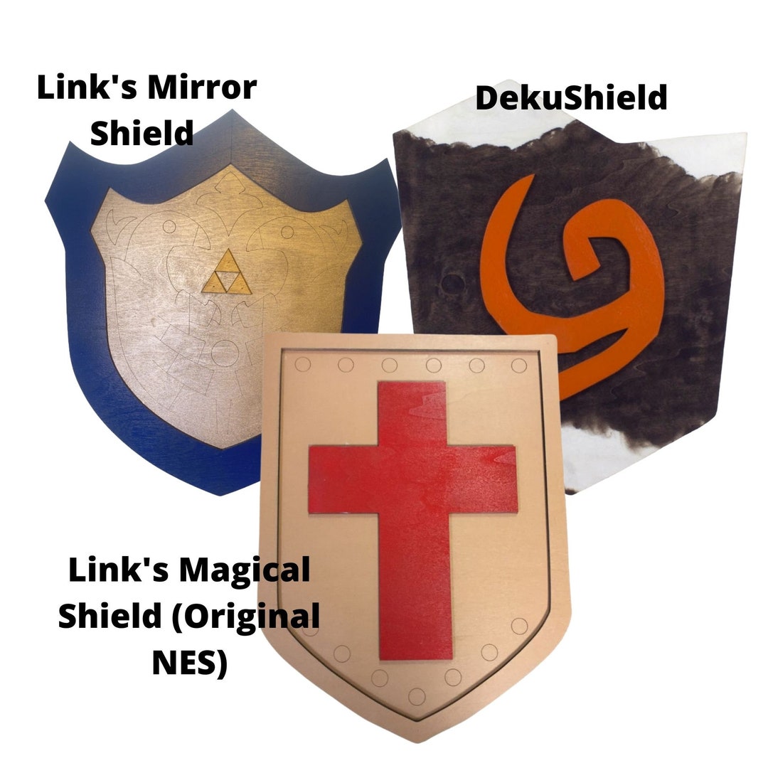 Link's Deku, Mirror or Magical Shield | Legend of Zelda Cosplay Replica ...