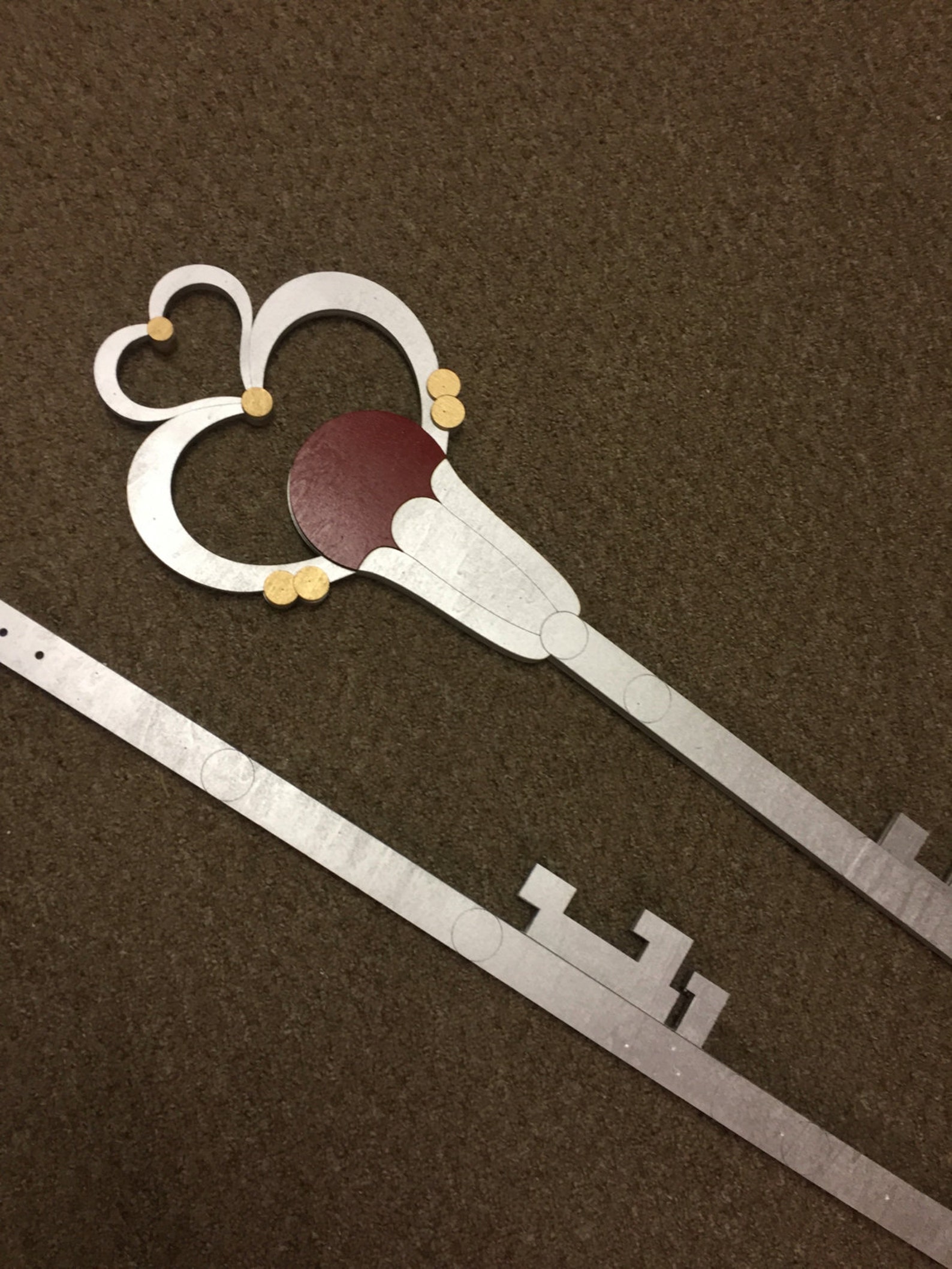 5' 6" Sailor Pluto Garnet Rod Staff Cosplay Replica Costume Prop - Etsy