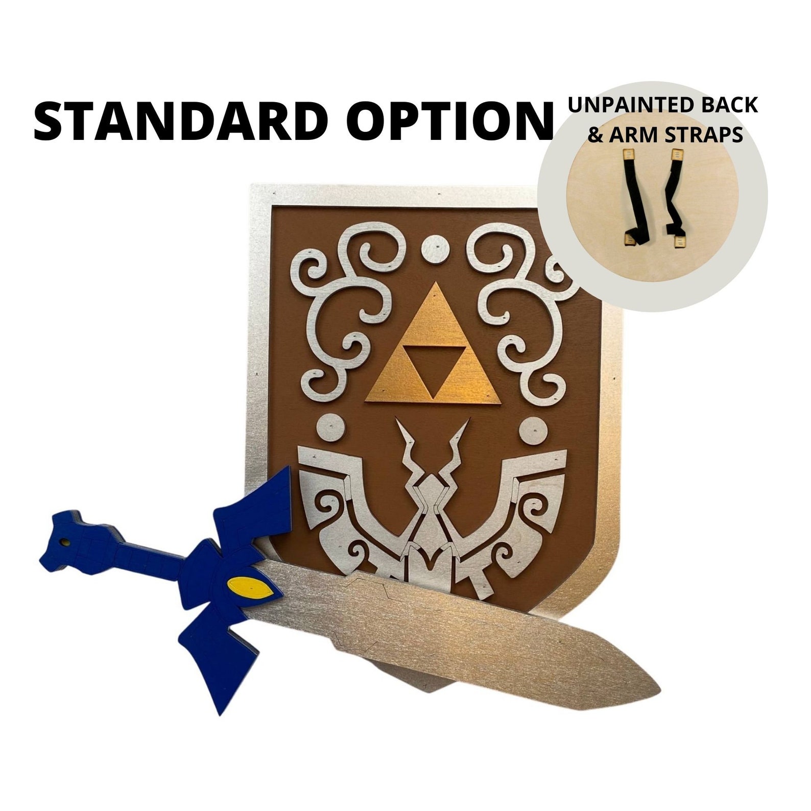 Link's Windwaker Shield or Shield and Master Sword Set - Etsy