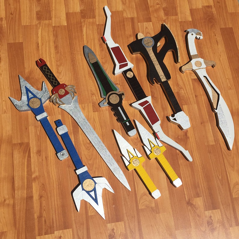 Red Power Ranger Sword (choice 2 Sizes) | MMPR Cosplay Replica Costume ...