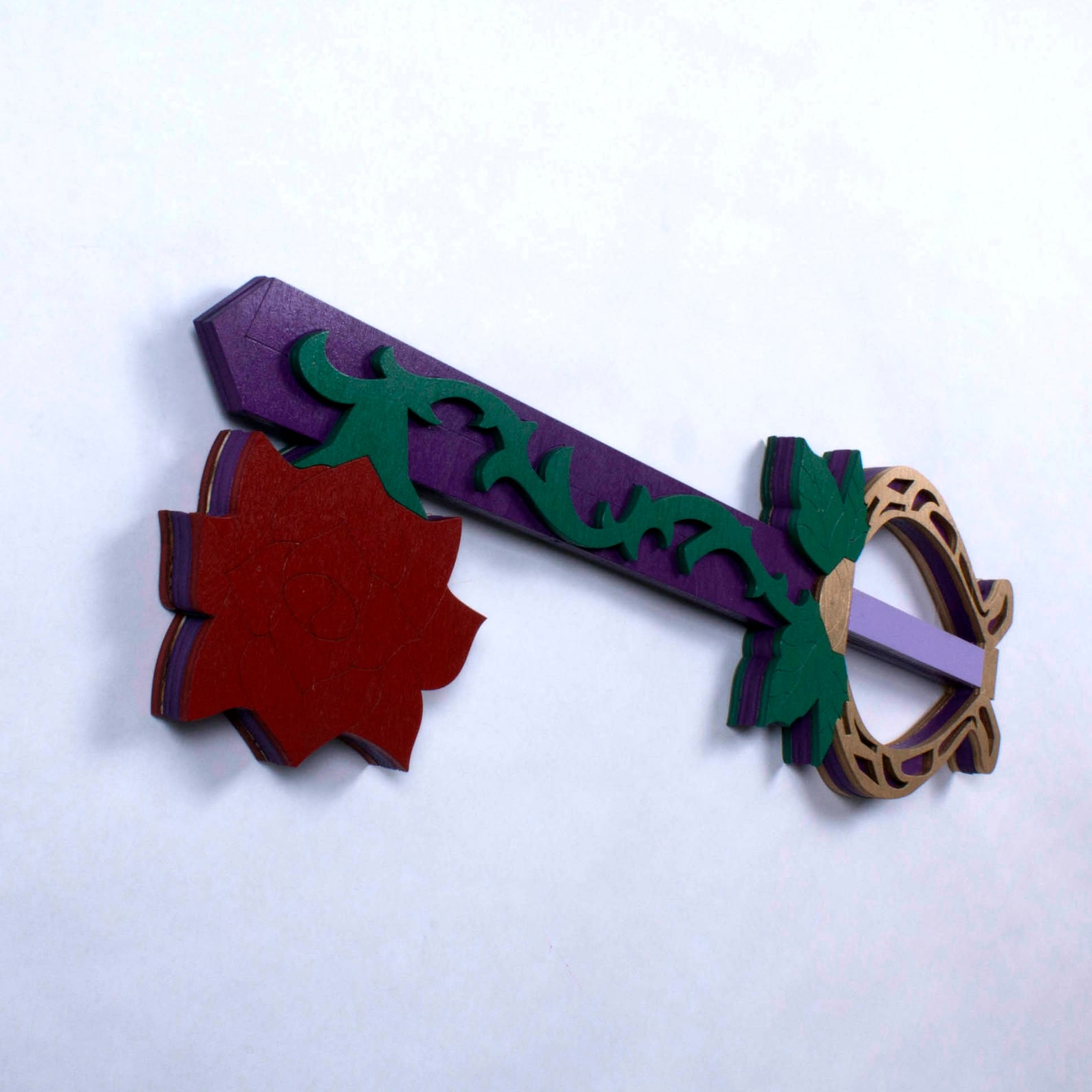 23" Divine Rose Keyblade Cosplay Replica Costume Prop - Etsy