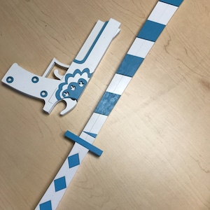 31" Fan Inspired Stocking's Katana "stripe" or Set of Gun & Sword From ...