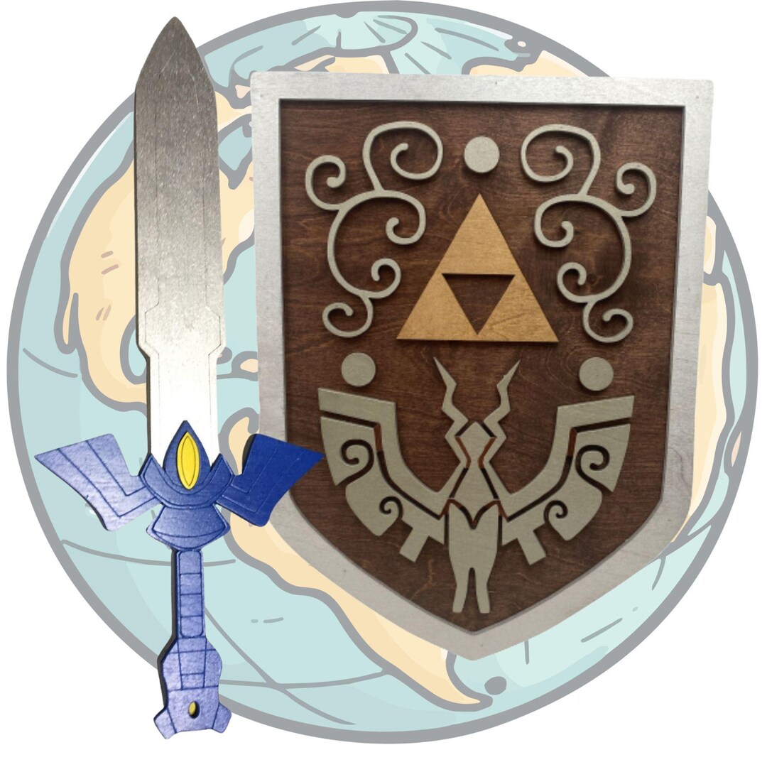 Hero's Adventure Shield Set | Link's Windwaker Hero Set | Fantasy ...