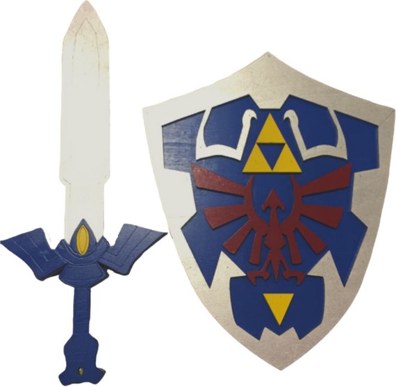 Petite Sized Hylian Shield or Shield and Master Sword Set - Etsy