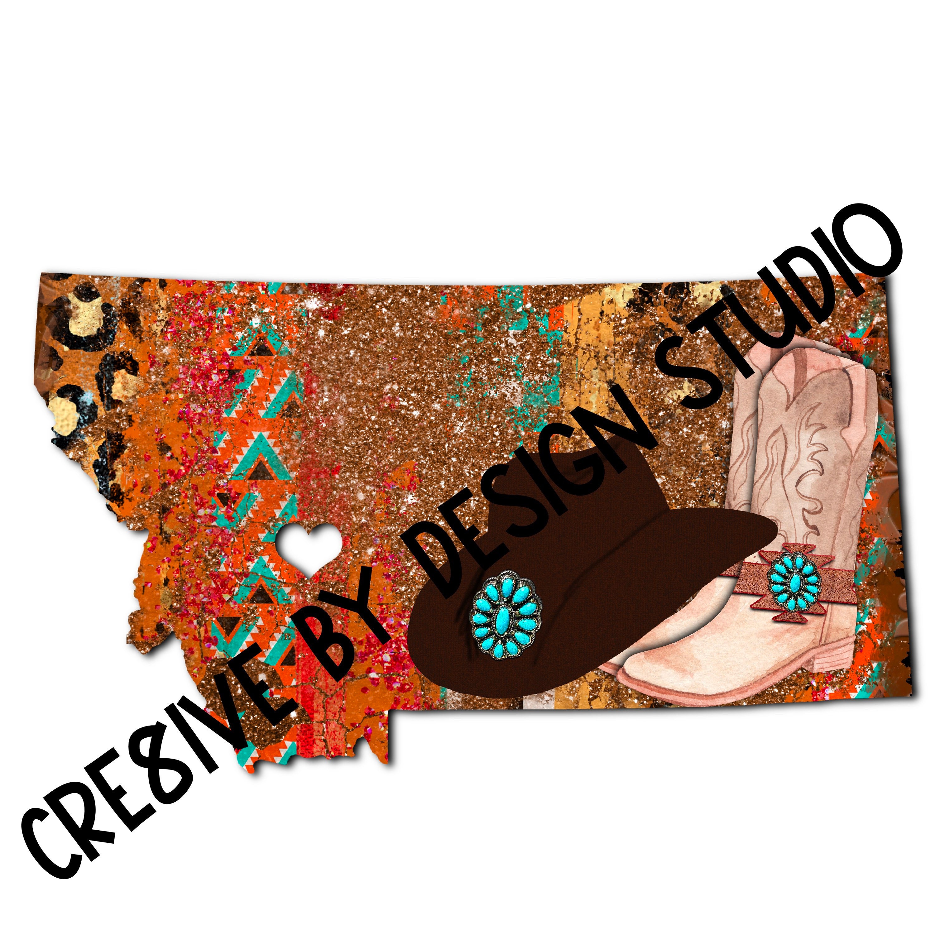 Montana Sublimation Bundle - 7 High Rez Graphics - Digital Download ...