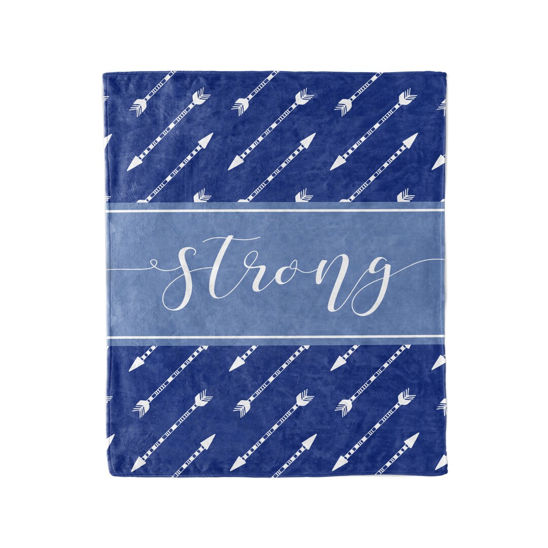 Strong Arrows Blanket, Strong Mantra Blanket, Modern Arrows Blanket ...