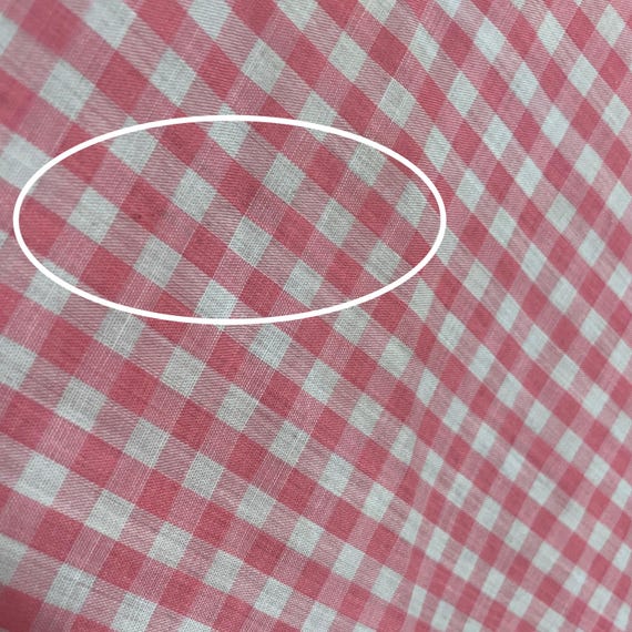 vintage Jody T of California 70s pink white gingham m… - Gem