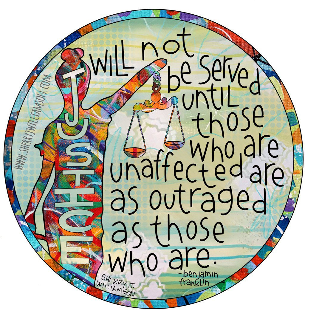 Justice Quote Vinyl Sticker - Etsy