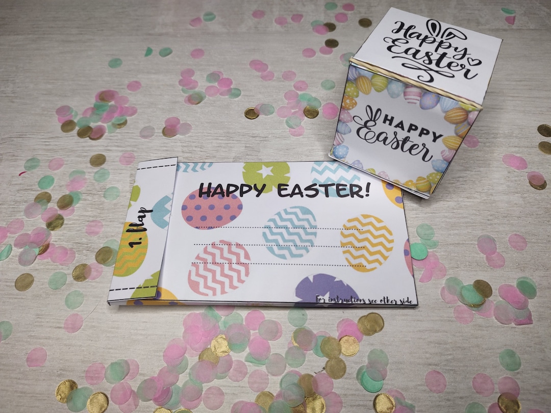 Bombfetti Party Card. Exploding Confetti Happy Easter Wishes, Let's ...
