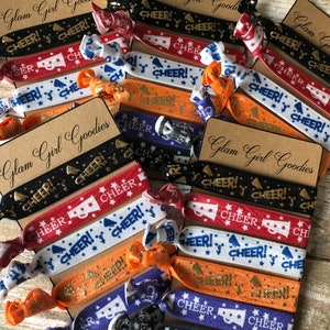 Cheer Team Favors and Gifts,cheer Hair Ties,red Cheer,cheer Gifts,cheer ...