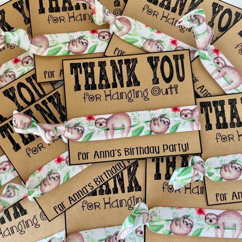 Sloth Party Favors - Etsy