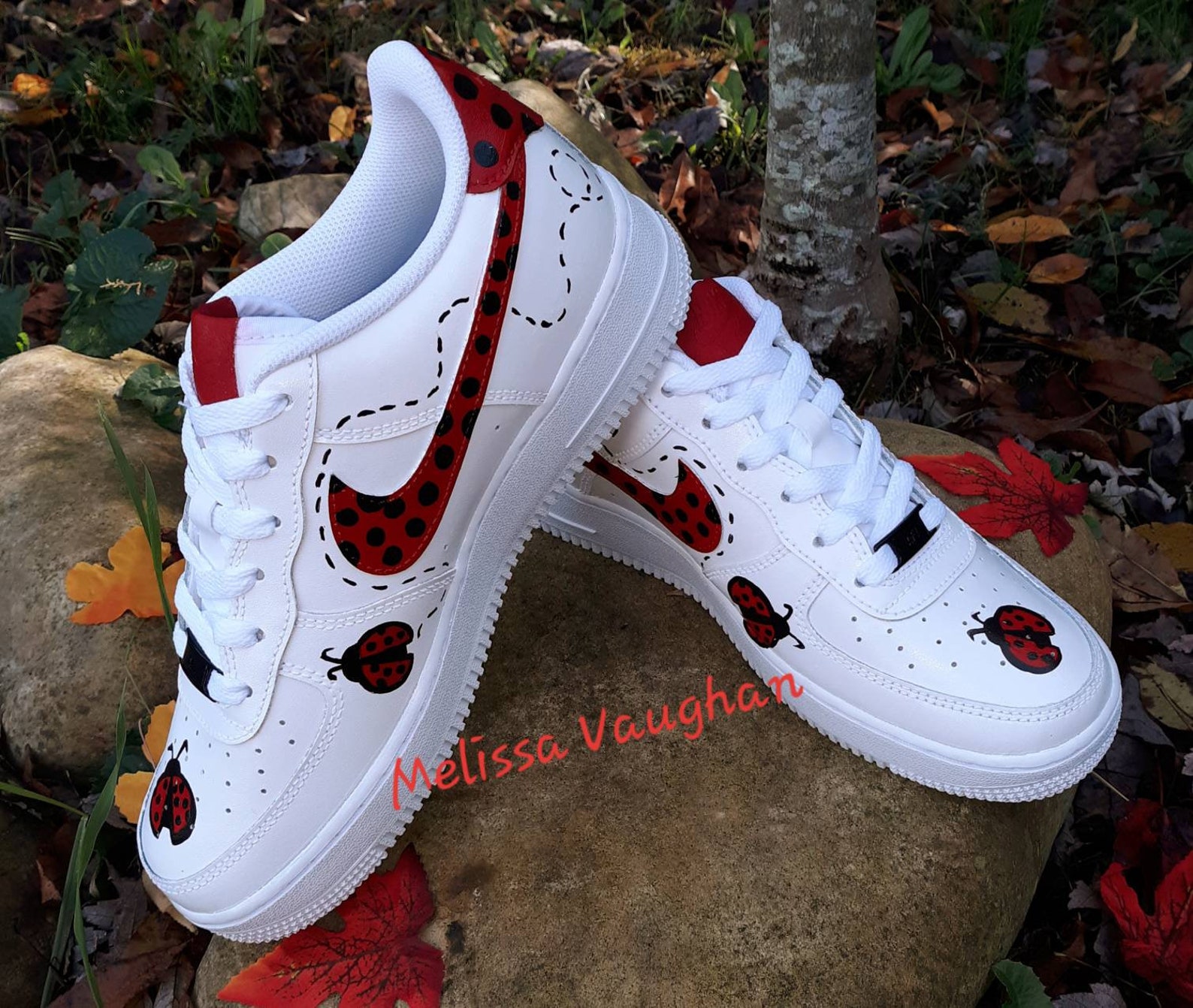 Custom Hand Painted Luckybugs Air Force 1s Ladybugs Bugs - Etsy
