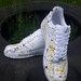 Custom Hand Painted Paint Splatter Air Force 1s Forces - Etsy