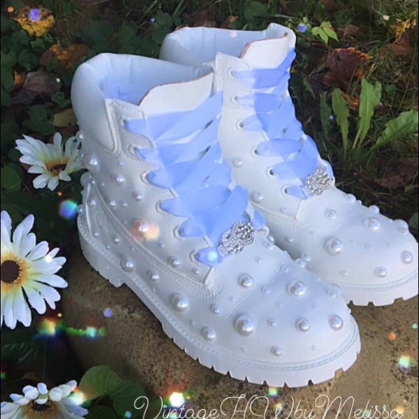 Custom Timberland Boots - Etsy