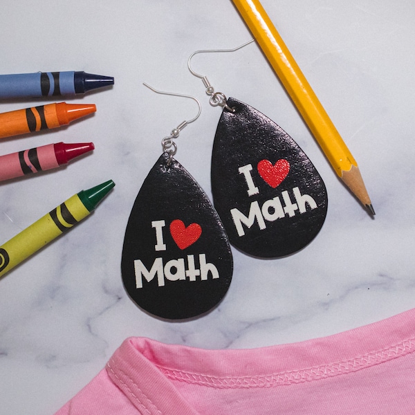Math Earrings - Etsy