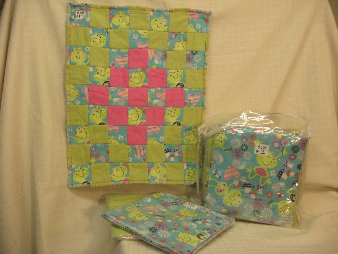 Twin Rag Quilt Kit - Etsy