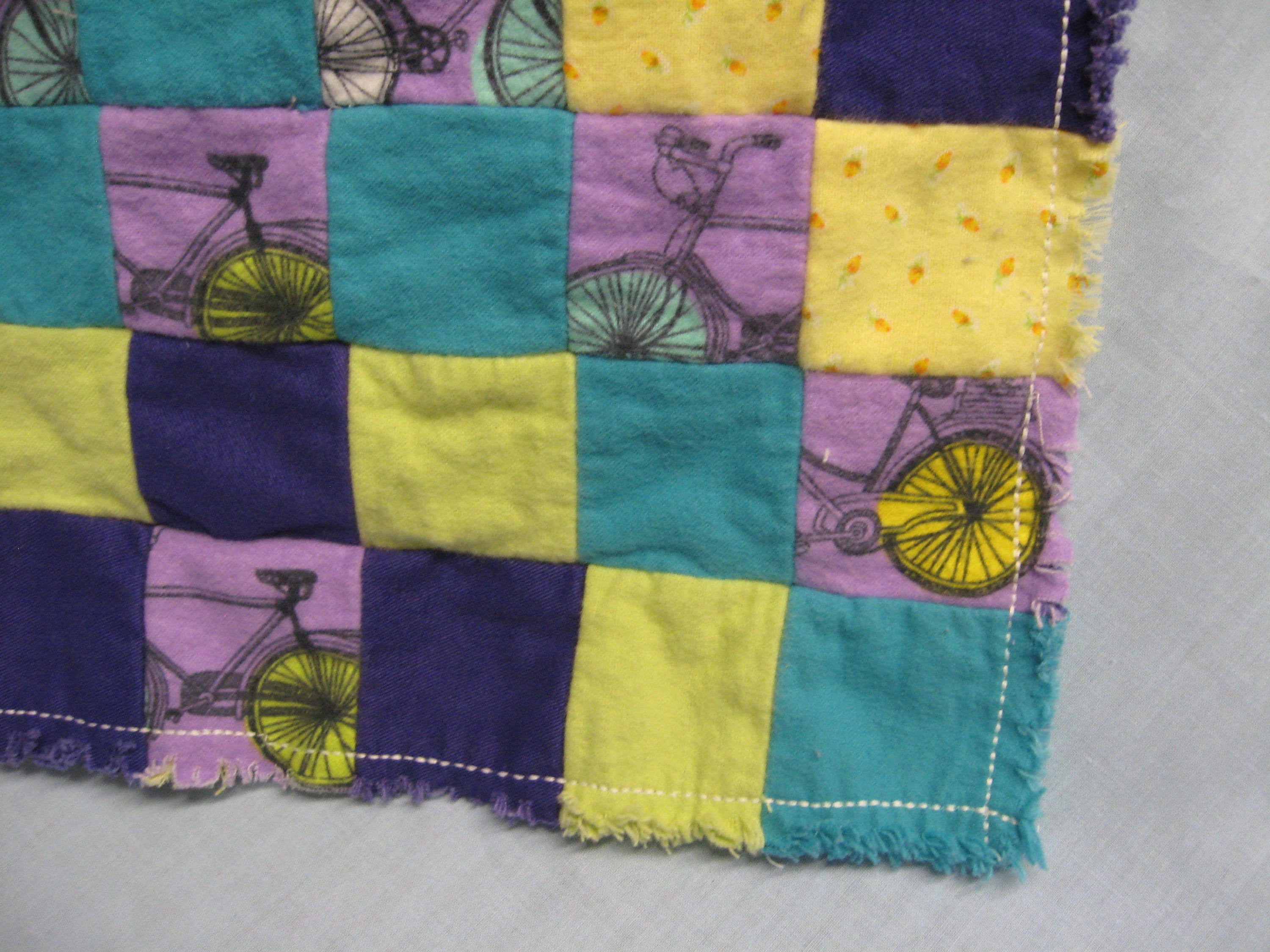 Twin Rag Quilt Kit | Etsy