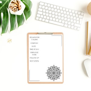 Customer Service, Note Pages Printable, Printable Stationary, Instant ...