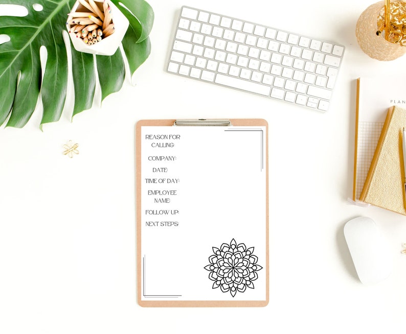 Customer Service, Note Pages Printable, Printable Stationary, Instant ...