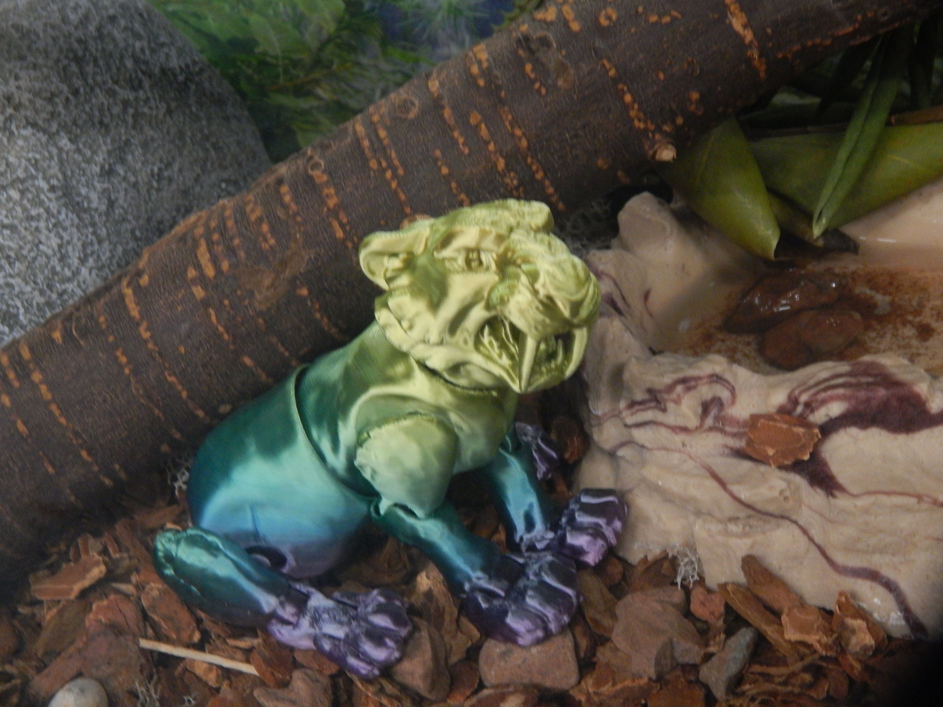 Sabertooth Tiger Fidget Pet - Articulated, 3D Printed, Toy, Gift ...