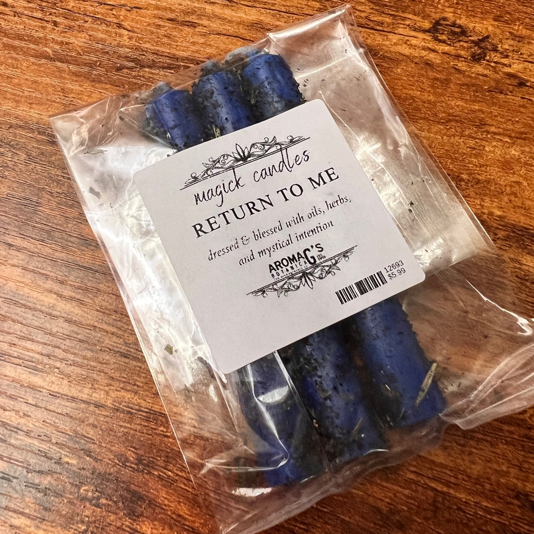 Return to Me Chime Spell Candles - 3 Pack - Blessed and Dressed - Etsy
