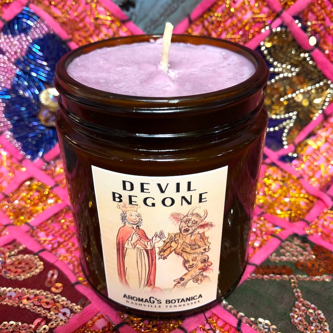 Devil Begone Scent Soy Candle Hoodoo Witchcraft Pagan - Etsy