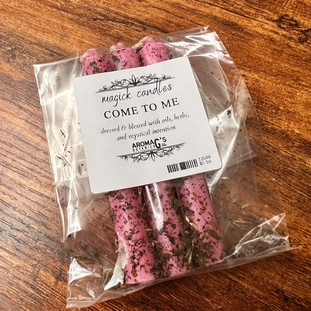 Come to Me Chime Spell Candles - 3 Pack - Blessed and Dressed - Etsy