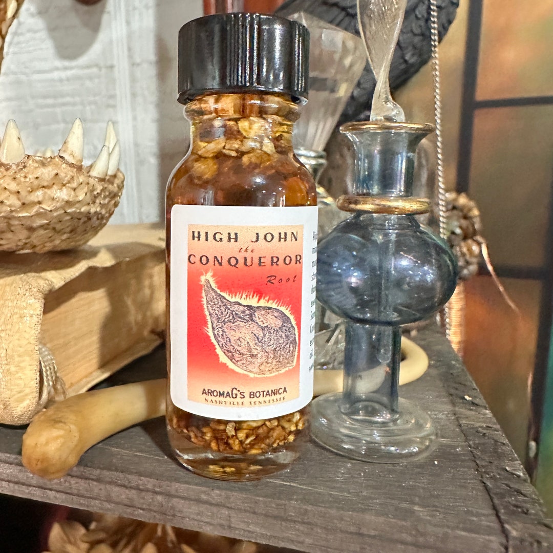 High John the Conqueror Oil - Hoodoo Oil - Conjure Oil - Witchcraft ...