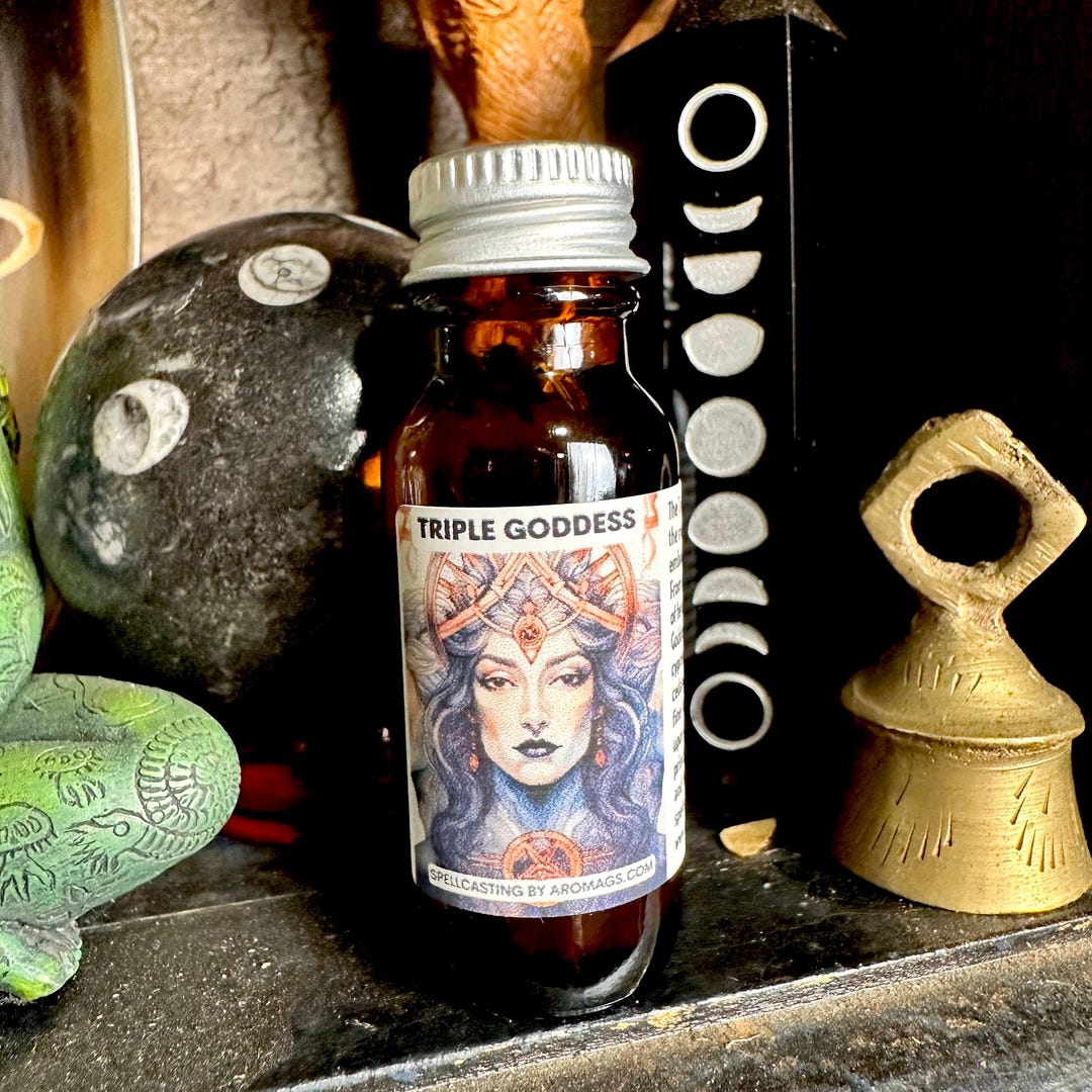 Triple Goddess Oil Witchcraft Oils Wicca Witchy Pagan - Etsy