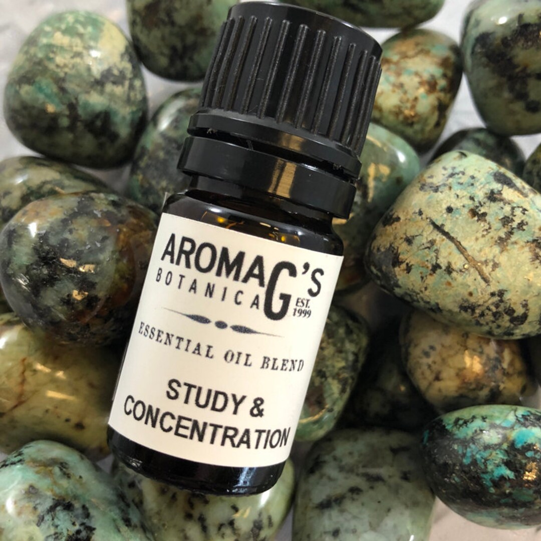 Study and Concentration Aromatherapy Essential Oil Blend - Etsy