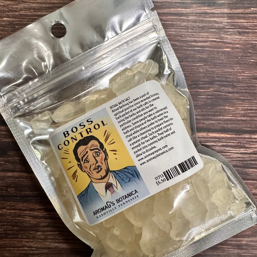 Boss Control Bath Salt - Hoodoo Spell - Pagan - Witchcraft Supplies - Etsy