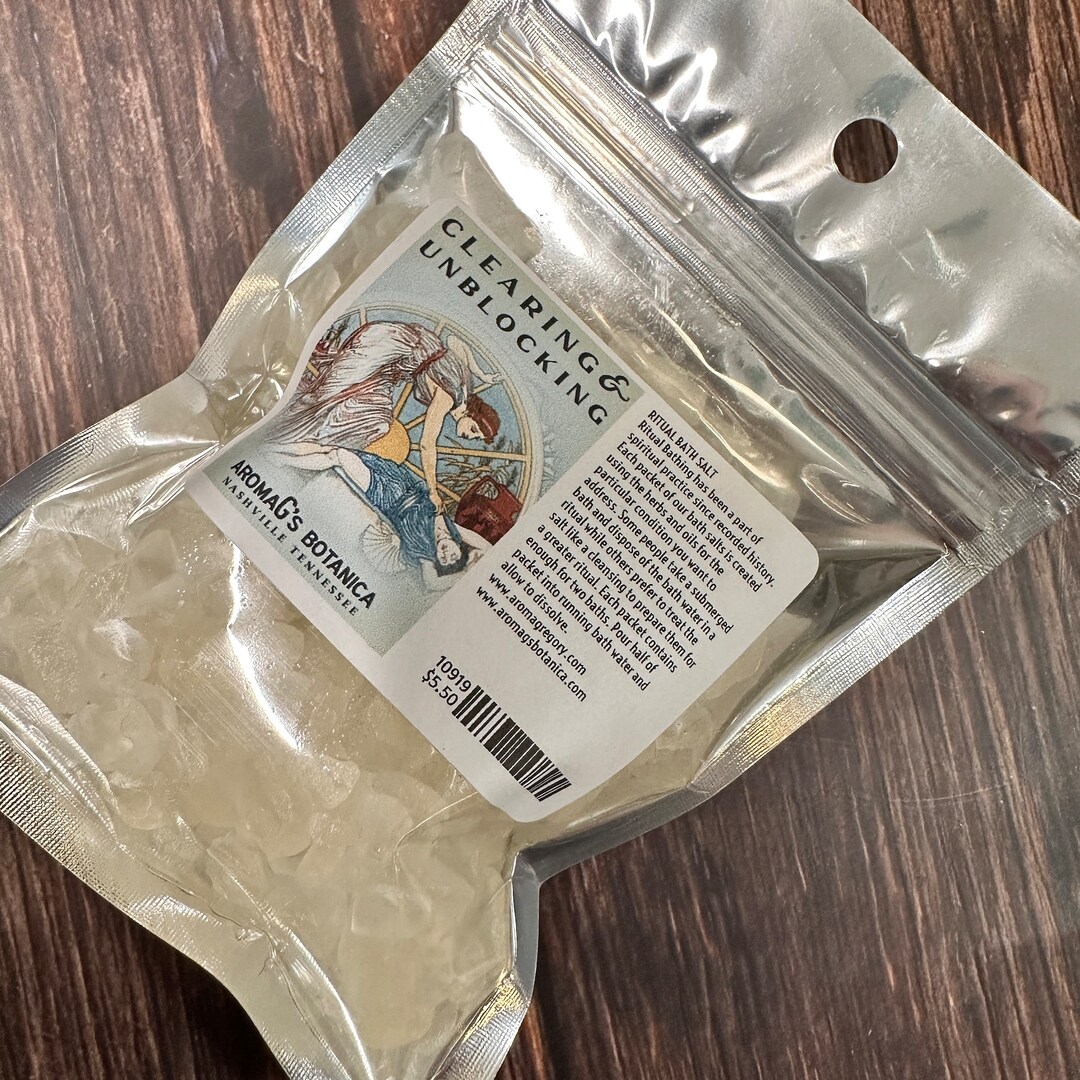 Clearing and Unblocking Bath Salt - Hoodoo Spell - Pagan - Witchcraft ...