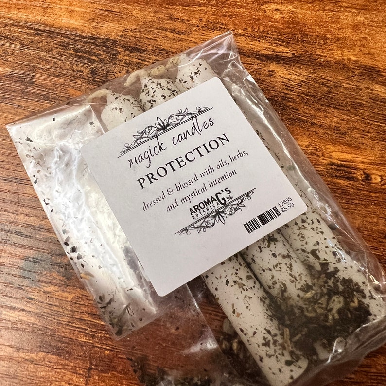 Protection Chime Spell Candles – 3 Pack | Blessed & Dressed Hoodoo ...