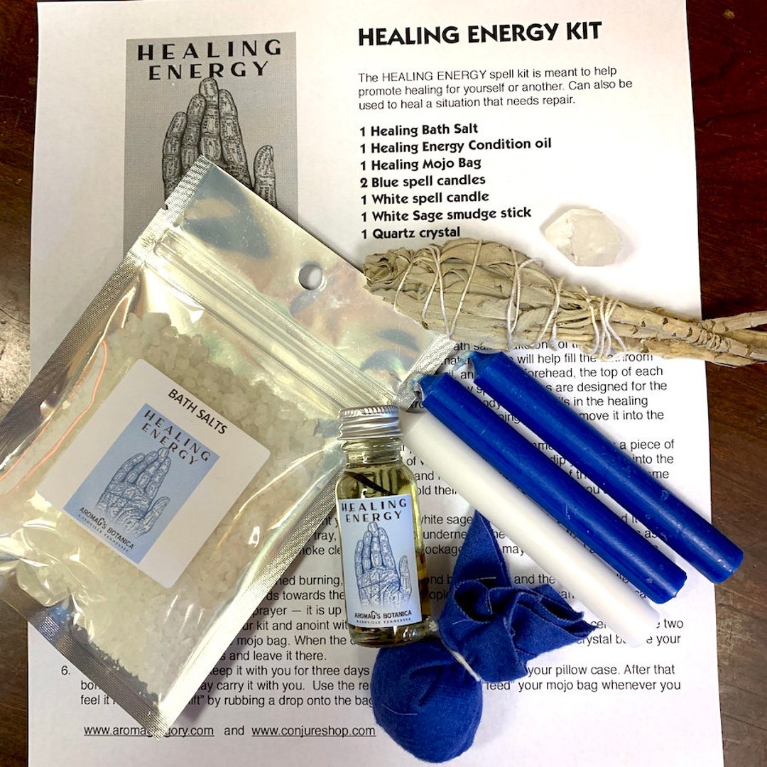 Healing Energy Ritual Kit Wicca Pagan Witchcraft Hoodoo - Etsy New Zealand