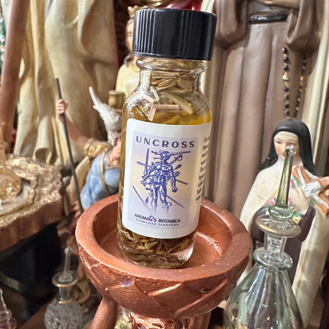 Uncross Oil - Hoodoo Oil - Conjure Oil - Witchcraft - Pagan - Remove ...